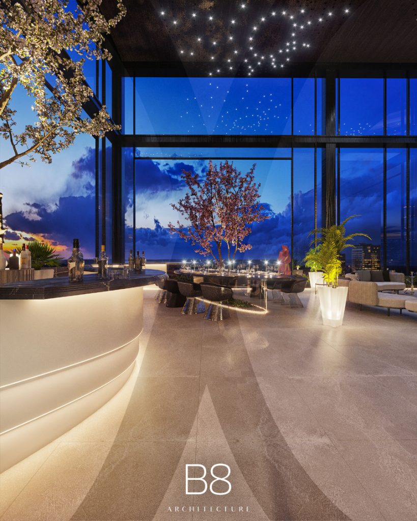 B8 Architecture - Iconic Modern Tables from The Iconic Penthouse